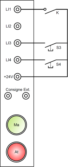 5-4) Commande logique du variateur ATV11 [Comment alimenter un moteur ...